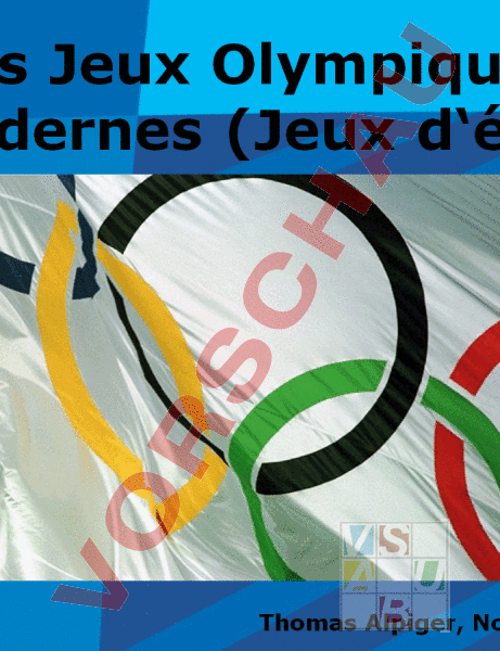 Arbeitsblatt: Les Jeux Olympiques modernes - Französisch - Anderes Thema