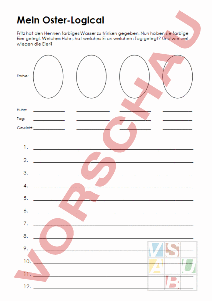 Arbeitsblatt: Logical zum Selbermachen - Diverses / Fächerübergreifend ...