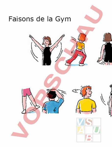 Arbeitsblatt: Gym - Französisch - Wortschatz