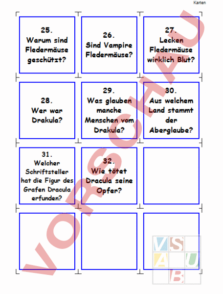 Arbeitsblatt: Fledermaus - Deutsch - Anderes Thema