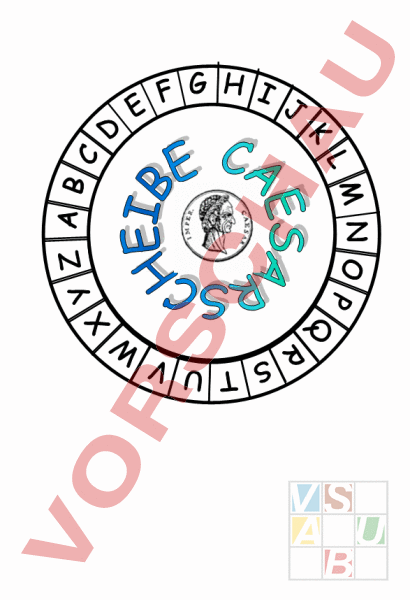 Arbeitsblatt: Caesarscheibe - Deutsch - Anderes Thema