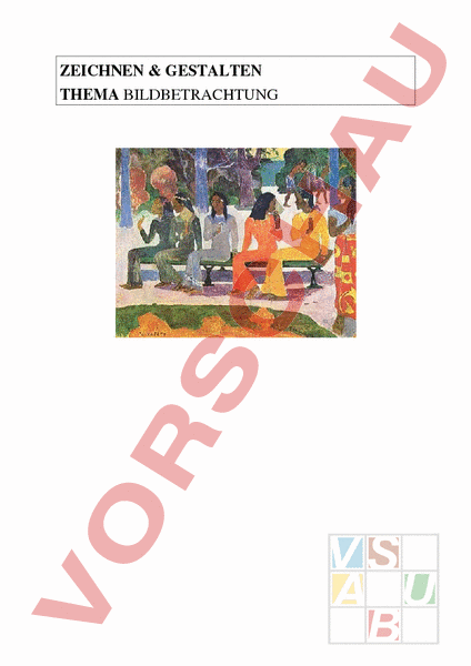 Arbeitsblatt: Bildbetrachtung Gauguin - Bildnerisches Gestalten ...