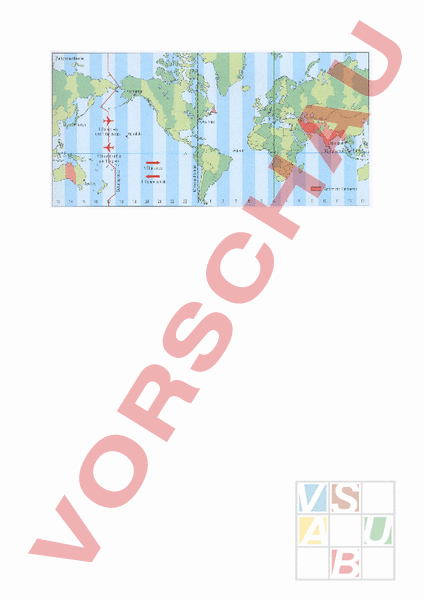 Arbeitsblatt: Kopiervorlage Datumsgrenze Karte - Geographie ...