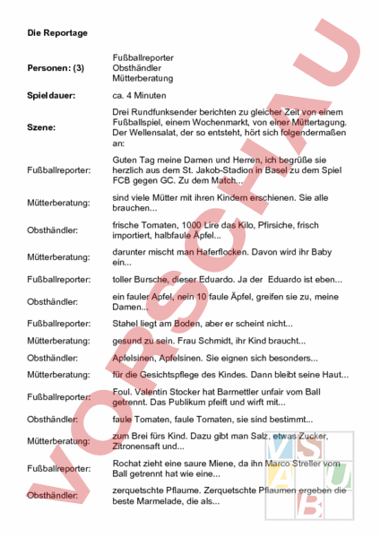 Reportage Beispiel