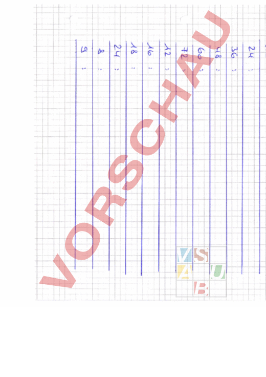 Arbeitsblatt: Alle Teiler bestimmen - Mathematik - Sachrechnen / Grössen