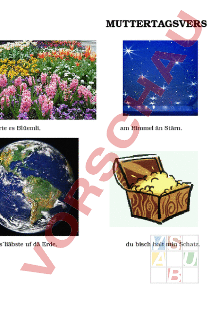Arbeitsblatt: Muttertag - Diverses / Fächerübergreifend - Gemischte Themen