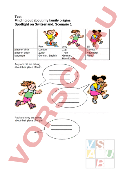 Arbeitsblatt: Test Explorers Unit 2 Scenario 1 - Englisch - Anderes Thema