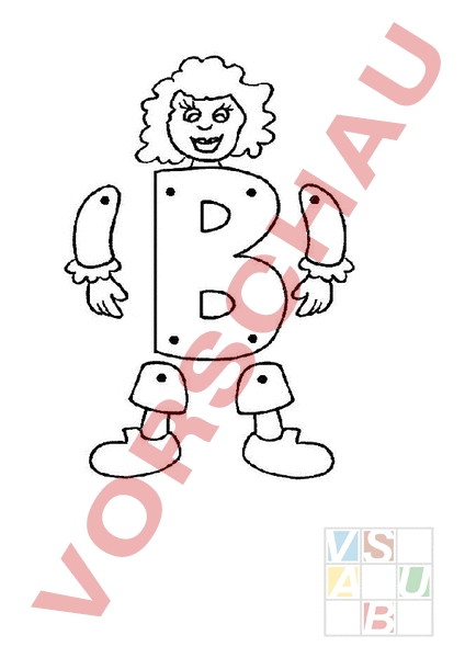 Arbeitsblatt: Buchstabe B - Deutsch - Erstlesen