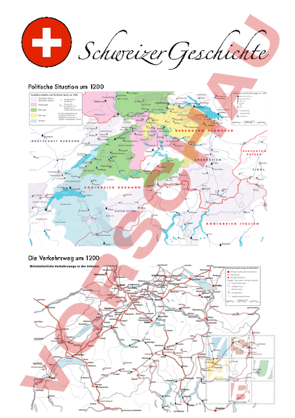 Arbeitsblatt: CH - Geschichte - Geschichte - Schweizer Geschichte