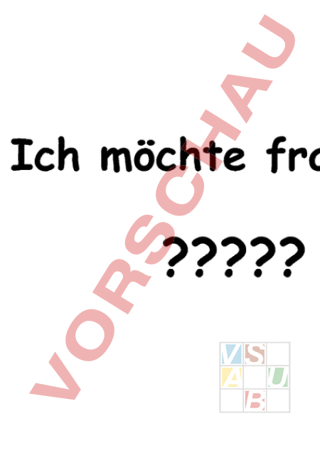 Arbeitsblatt: Reflexionskarten - Deutsch - Gespräche