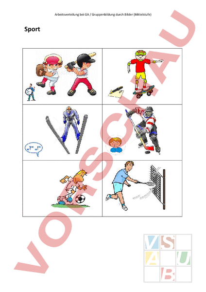 Arbeitsblatt: Gruppenarbeit, Gruppenbildung - Diverses ...