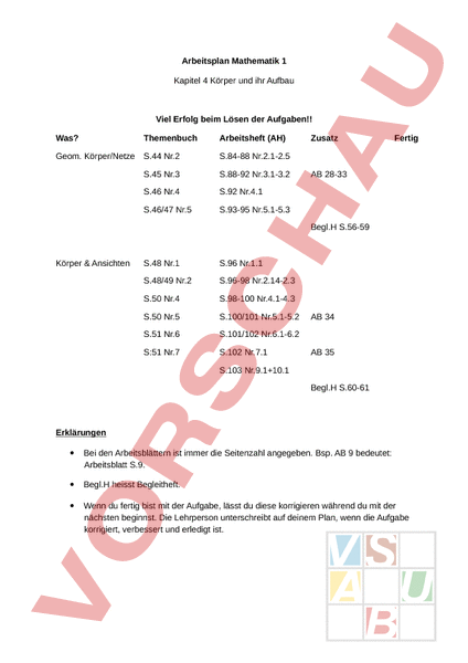 Arbeitsblatt: kapitel4 - Mathematik - Gemischte Themen