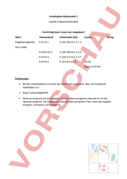 Arbeitsblatt: Kapitel5 - Mathematik - Gemischte Themen