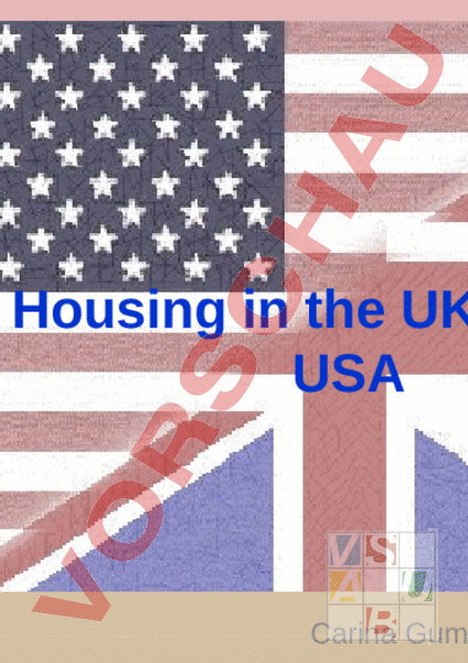Arbeitsblatt: Housing in the USA - Englisch - Lesen / Literatur