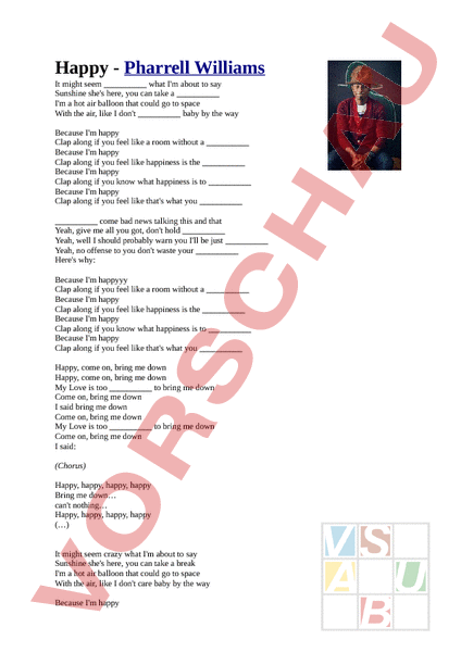 Because Im Happy Clap Along