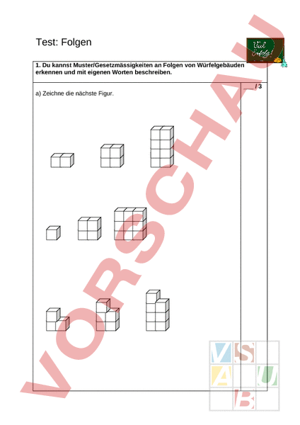 Arbeitsblatt: Test Folgen - Mathematik - Algebra