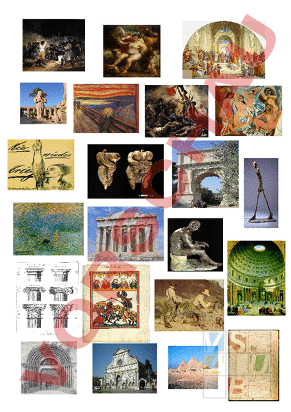 Arbeitsblatt: Bilder Kunstepochen - Bildnerisches Gestalten ...