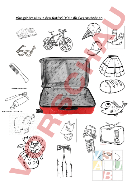 Arbeitsblatt: Reisen - Lebenskunde - Gemischte Themen