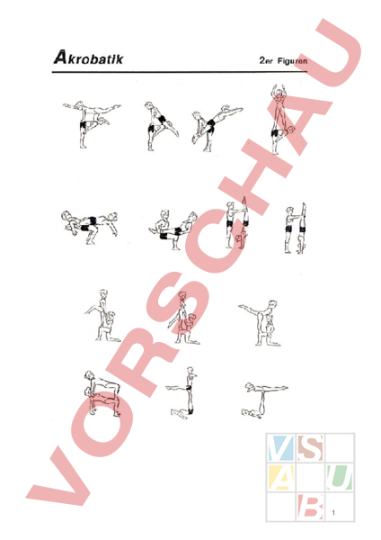 Arbeitsblatt: Akrobaten - Bewegung / Sport - Gemischte Themen