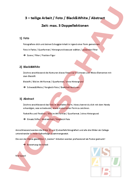 Arbeitsblatt: Collage Kinderei - Bildnerisches Gestalten - Collage ...