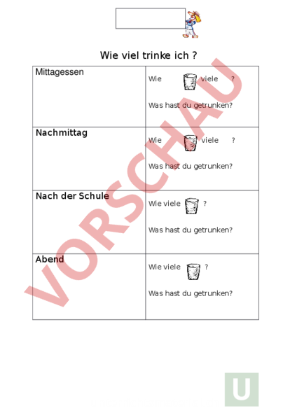 Arbeitsblatt: Deziliter und Liter - Mathematik - Gemischte Themen