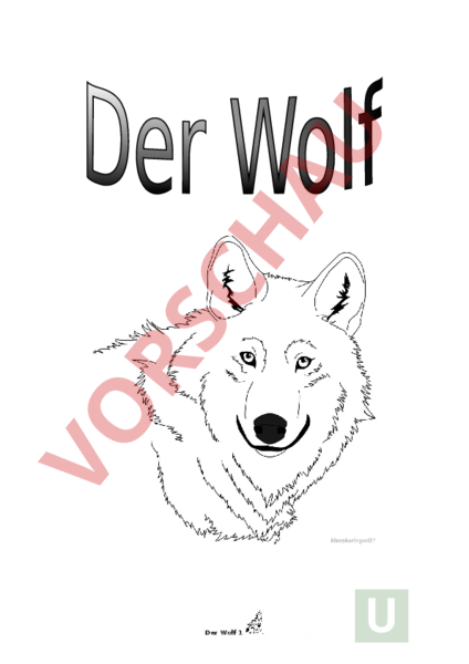 Arbeitsblatt: Wolf - Biologie - Gemischte Themen