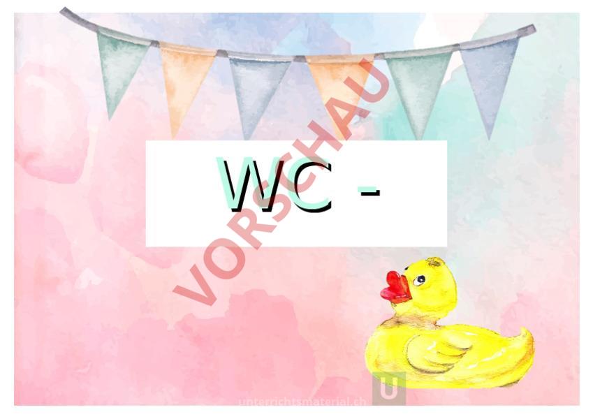 Arbeitsblatt: WC - Enten - Diverses / Fächerübergreifend - Anderes Thema